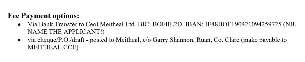 Application (Fees) | Meitheal Summer School 2025